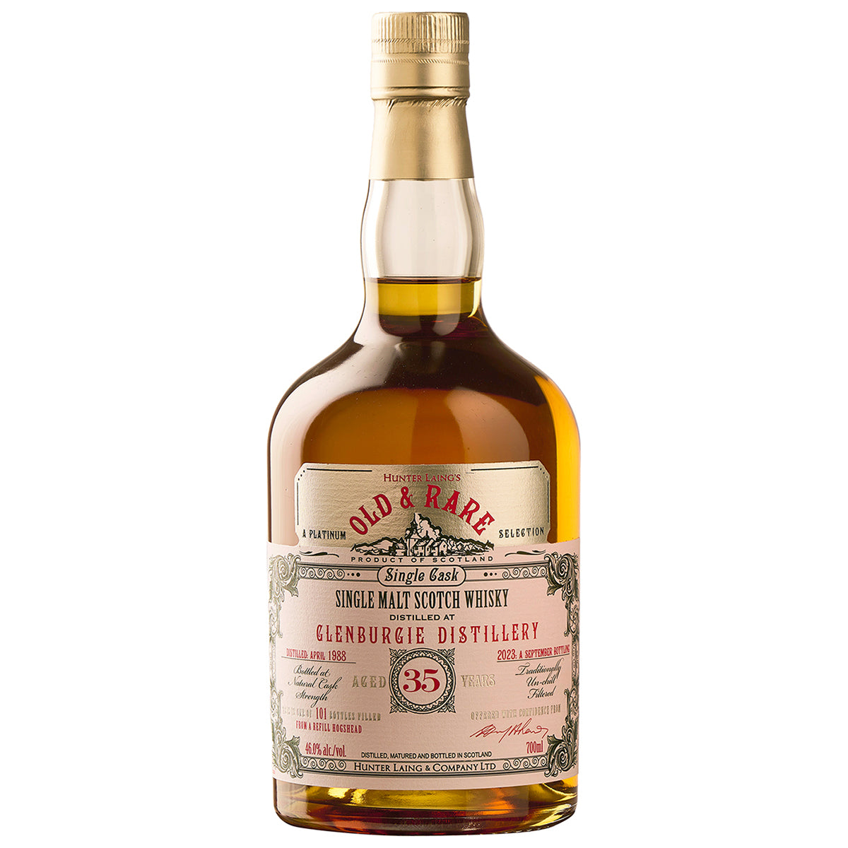 Glenburgie 35 Year Old Hunter Laing Scotch Whisky | Buy Online