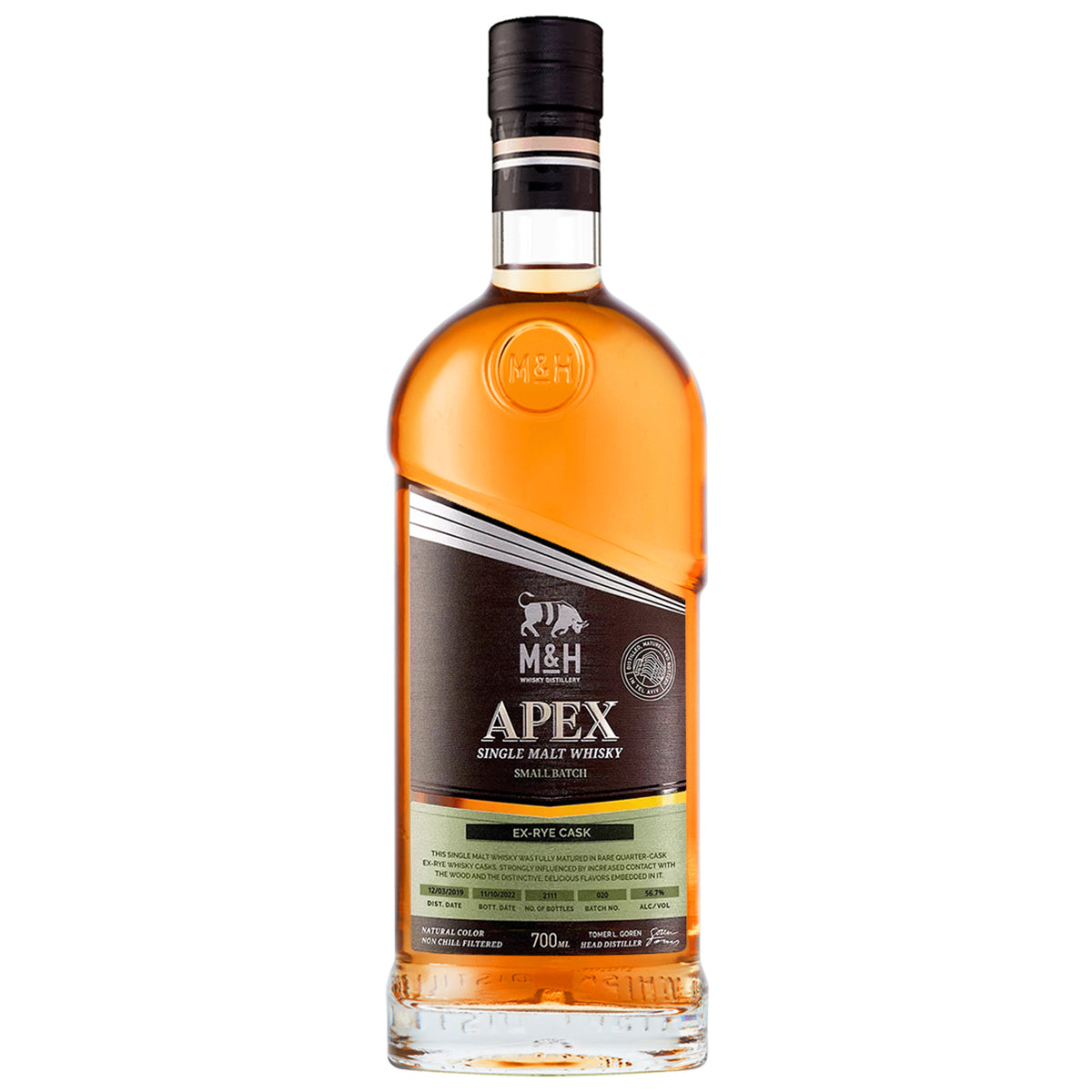 Milk & Honey Apex Rye Cask Israeli Whisky | Buy Kosher Whisky Online