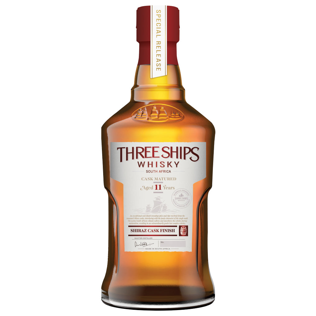 Three Ships 11 Year Old Shiraz Finish South African Whisky | Buy Online